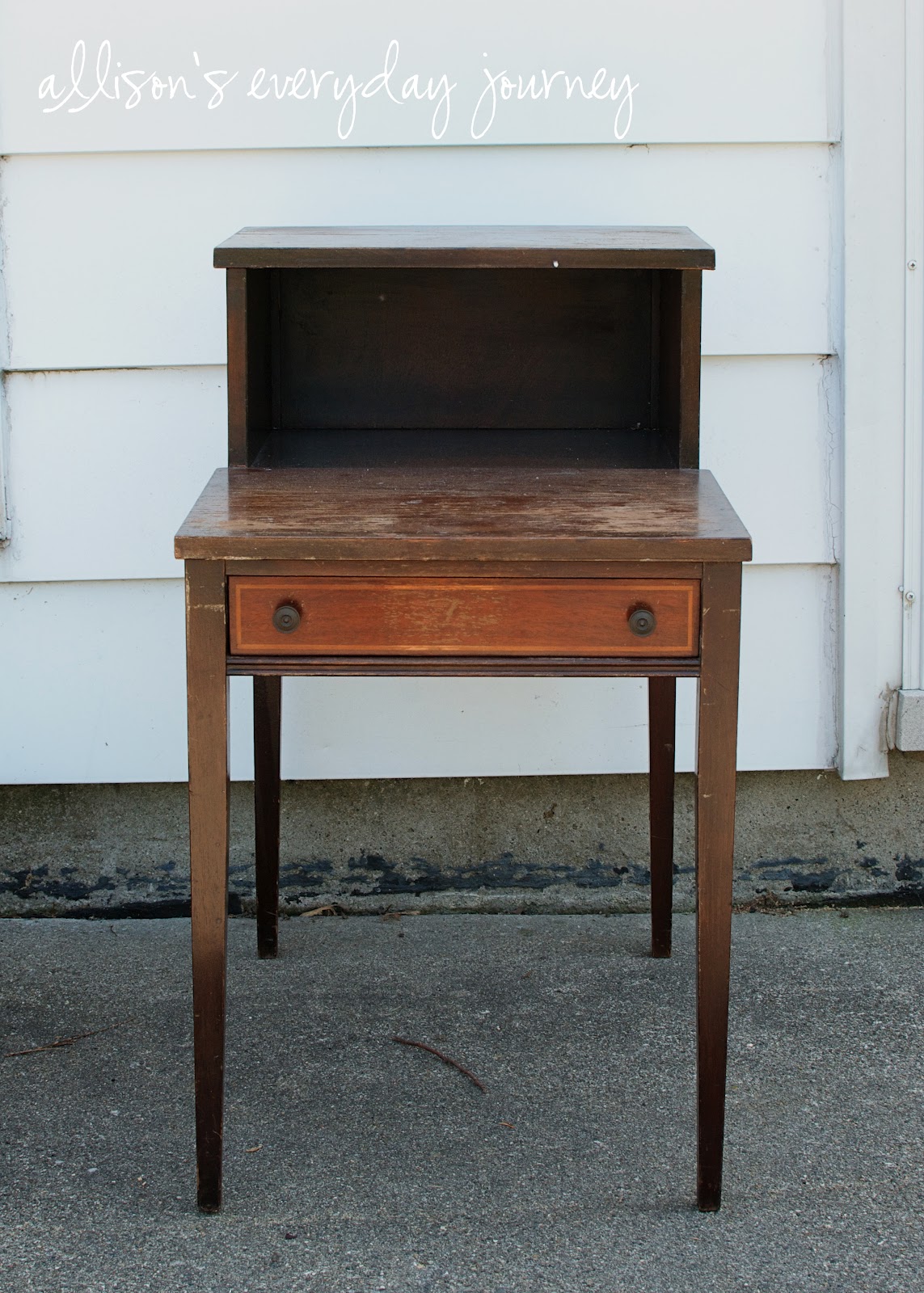 allison's everyday journey: Two tiered end table