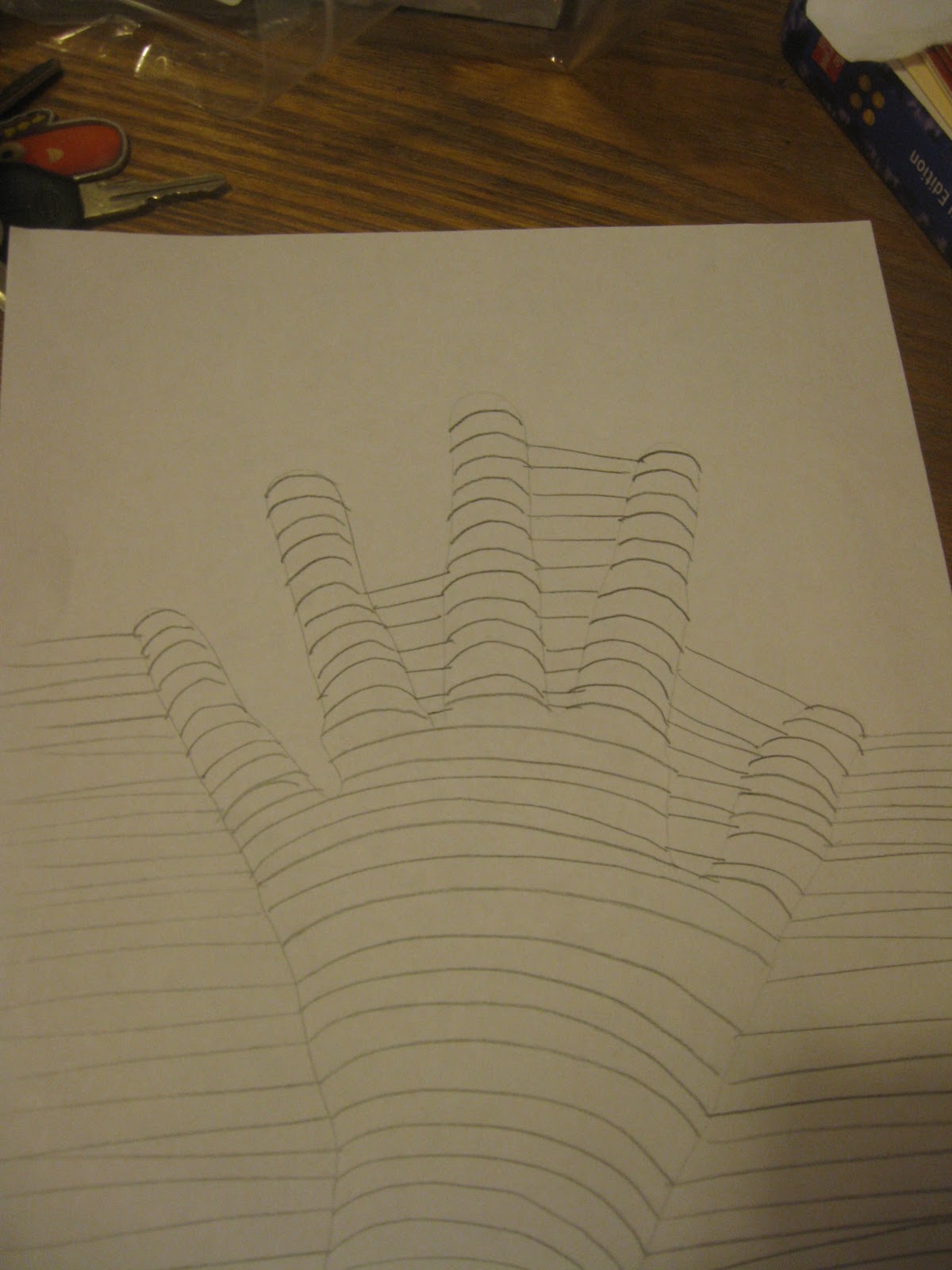 Caytw: Homeschool Mom: How To: illusion hand print