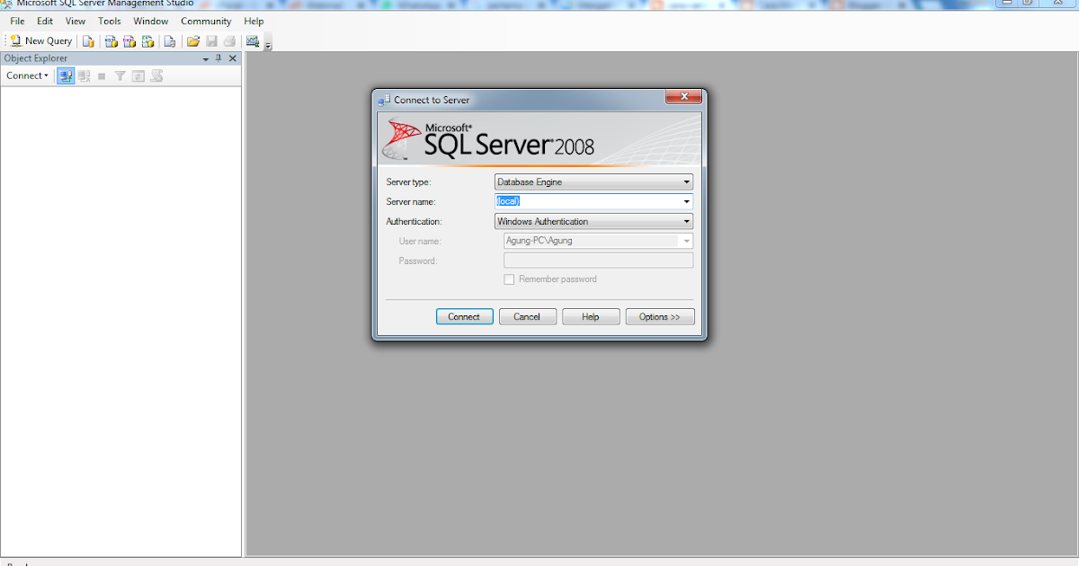 Mengaktifkan Login SA SQL SERVER - Dunia IT