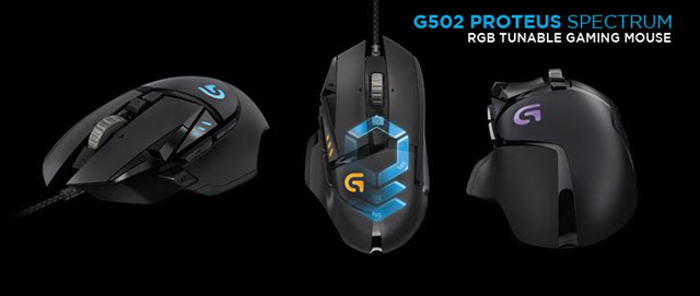 Review Mouse Gaming Logitech G502 Proteus Spectrum