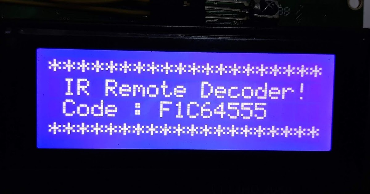 How to Decode Any IR Remote Control Signal Using Arduino - ElectronicDIYs
