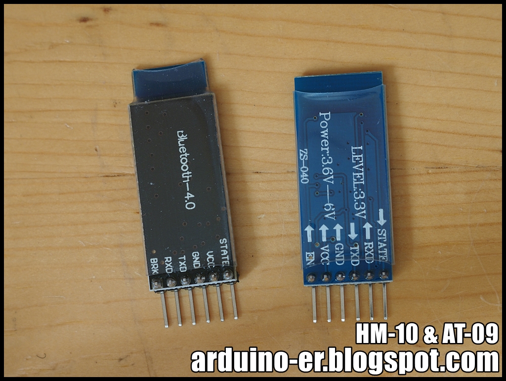 Arduino Er Hm 10 And At 09 Bluetooth 4 0 Ble Module