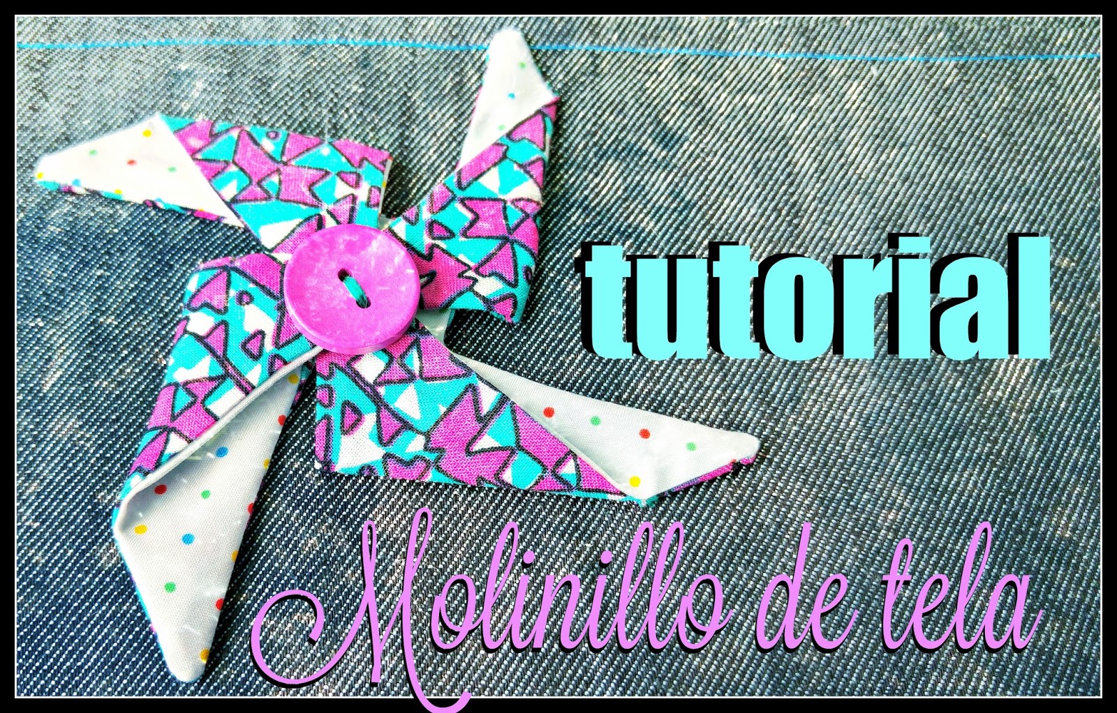 Tutorial Molinillo de tela - Kiwa Kawaii