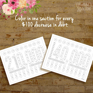 Prettiful Designs: Debt Payoff Coloring Pages - FREE Printable