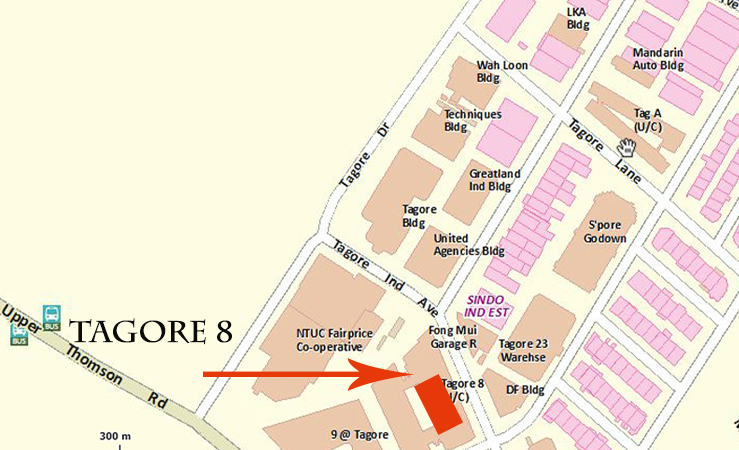 Tagore 8 Location | Tagore 8 | Freehold Light Industrial B1
