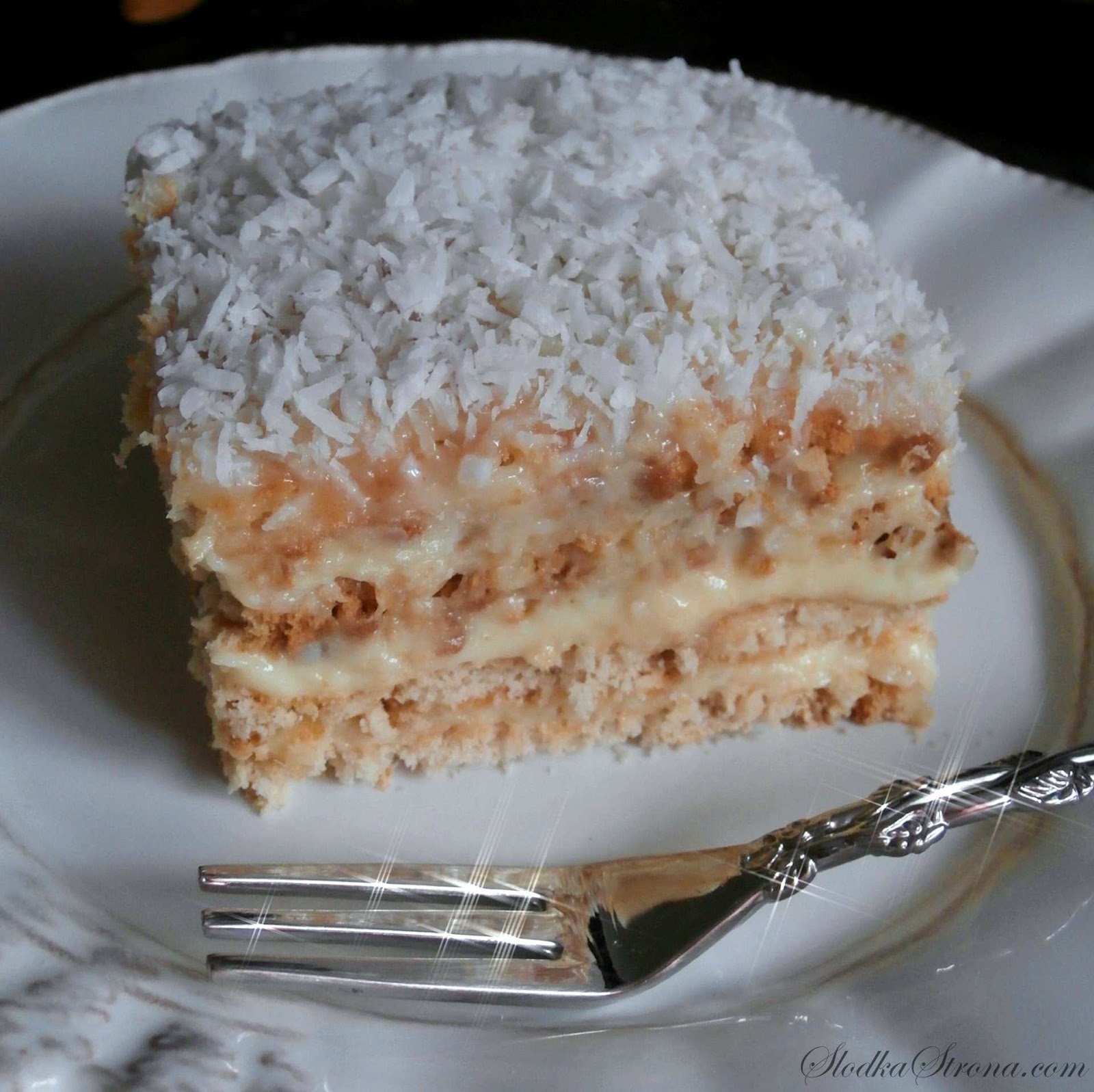 Słodka Strona: Kokosowe Ciasto "Rafaello" Bez Pieczenia