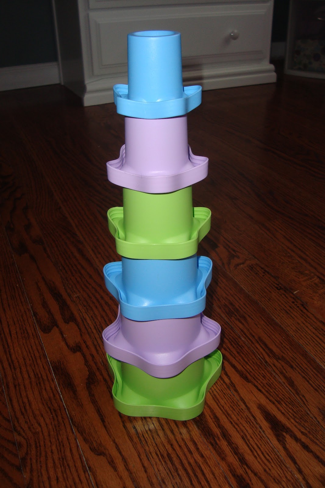 Trying To Go Green: Green Toys Green Toys™ Stacking Cups Review & Giveaway