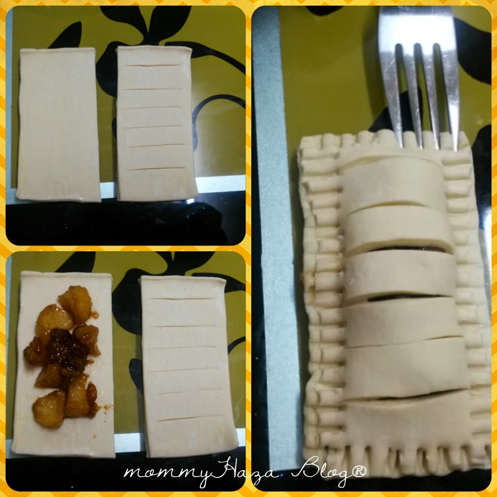 Resepi Apple Pie (puff pastry) mudah ~ mommyHaza Story