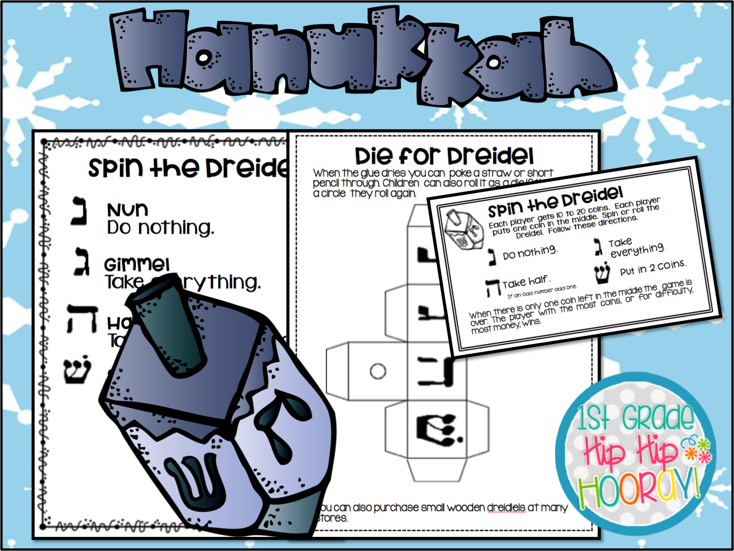 1st Grade Hip Hip Hooray!: Around the World...Hanukkah