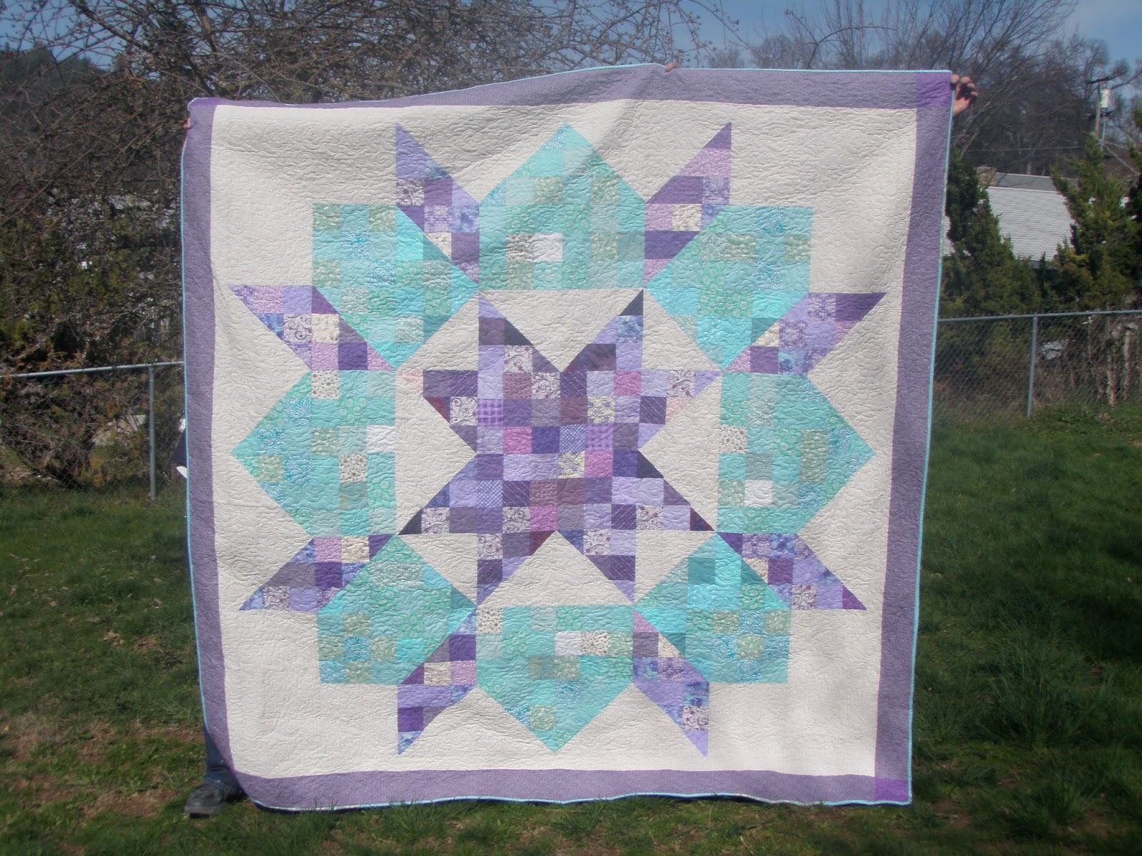Quilting with Calicos: Scrappy Swoon Finish!