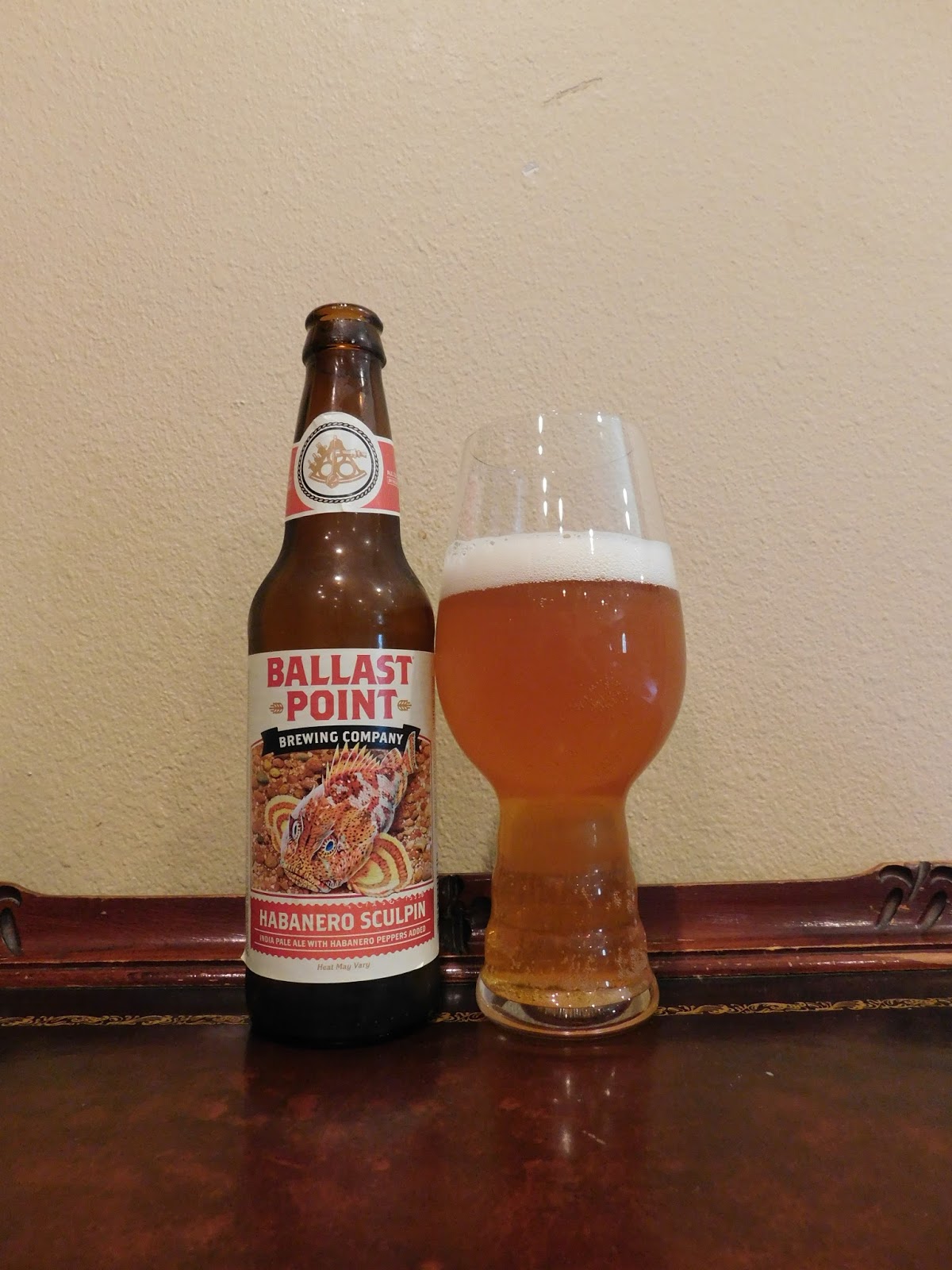 Doing Beer Justice: Ballast Point Habanero Sculpin