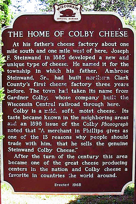 FOOD PRESERVING: HISTORY OF COLBY CHEESE