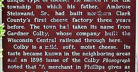 FOOD PRESERVING: HISTORY OF COLBY CHEESE