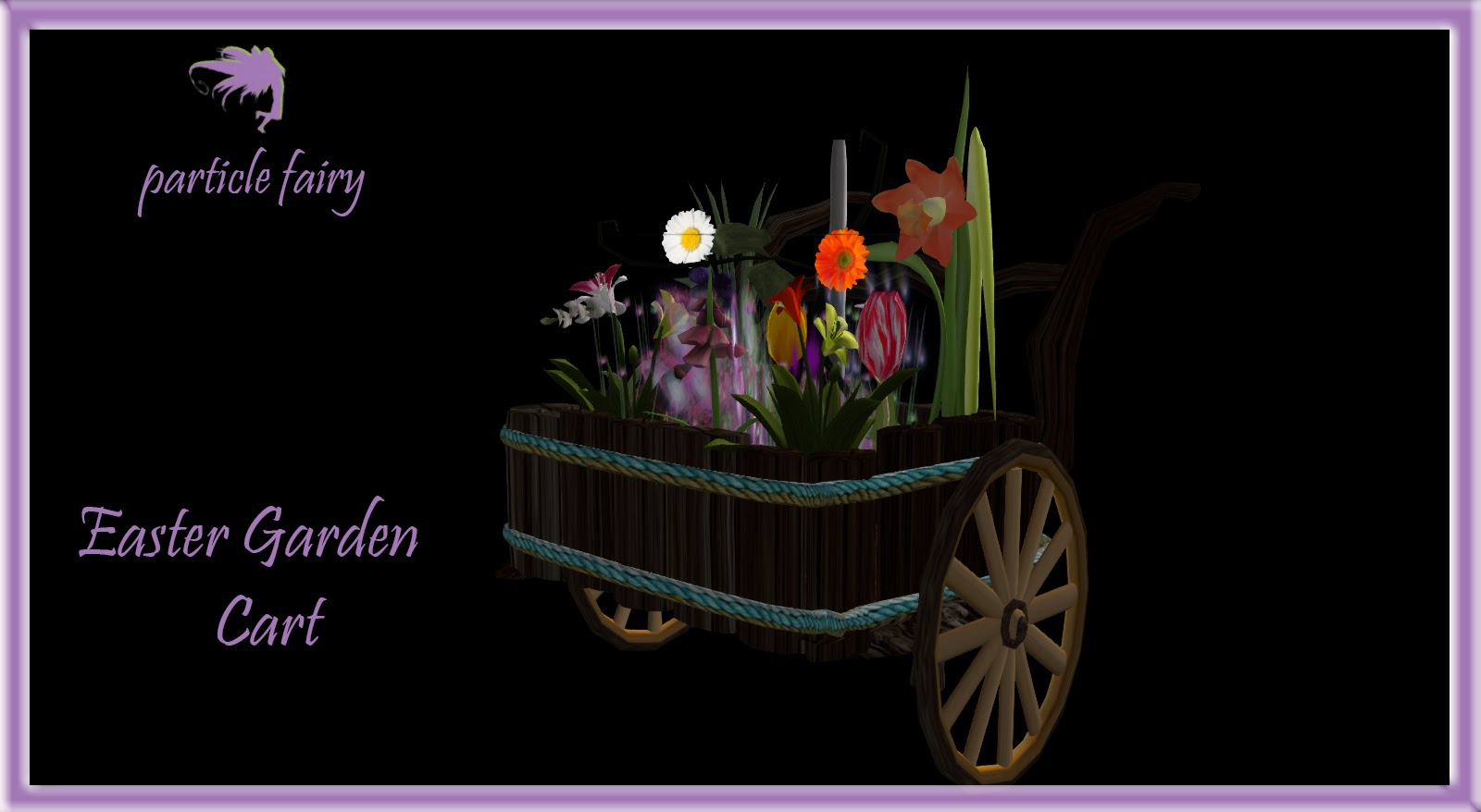 home and garden for petite avatars: Fairy Garden Cart