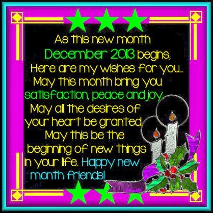 Julia's Creations: December. Happy new Month