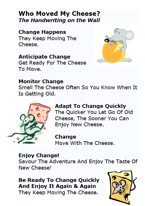 History etc: Book #28: Who Moved My Cheese?