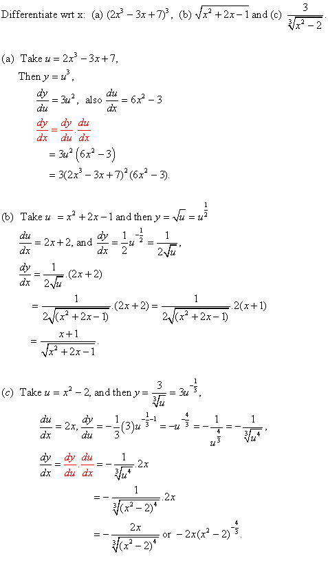 Mr Ben Mathematics Tutorial: Differentiation: Composite functions