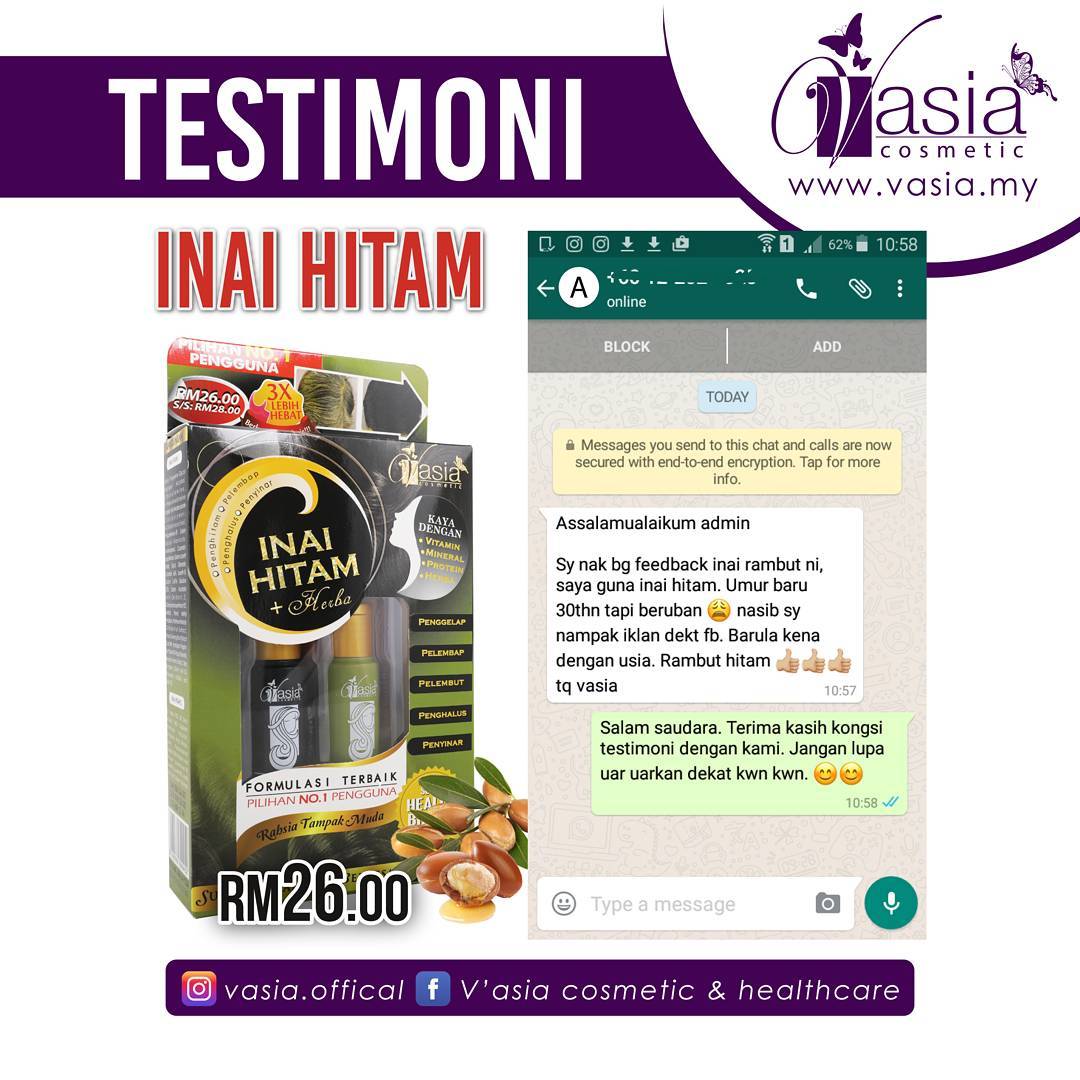 INAI HITAM + HERBA V'ASIA | BEAUTY KIOSK
