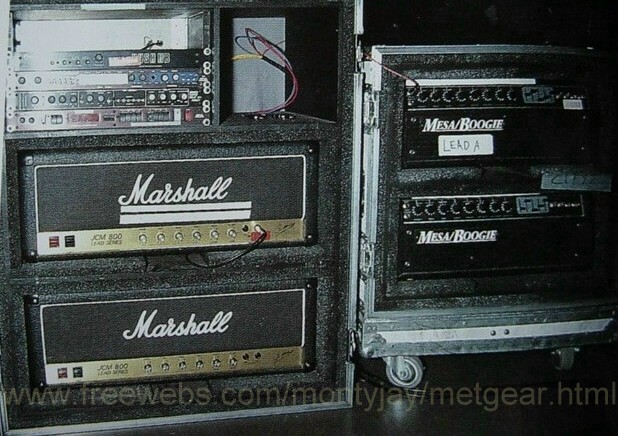 Pedalboard e Set-Up: Set-Up de Kirk Hammett