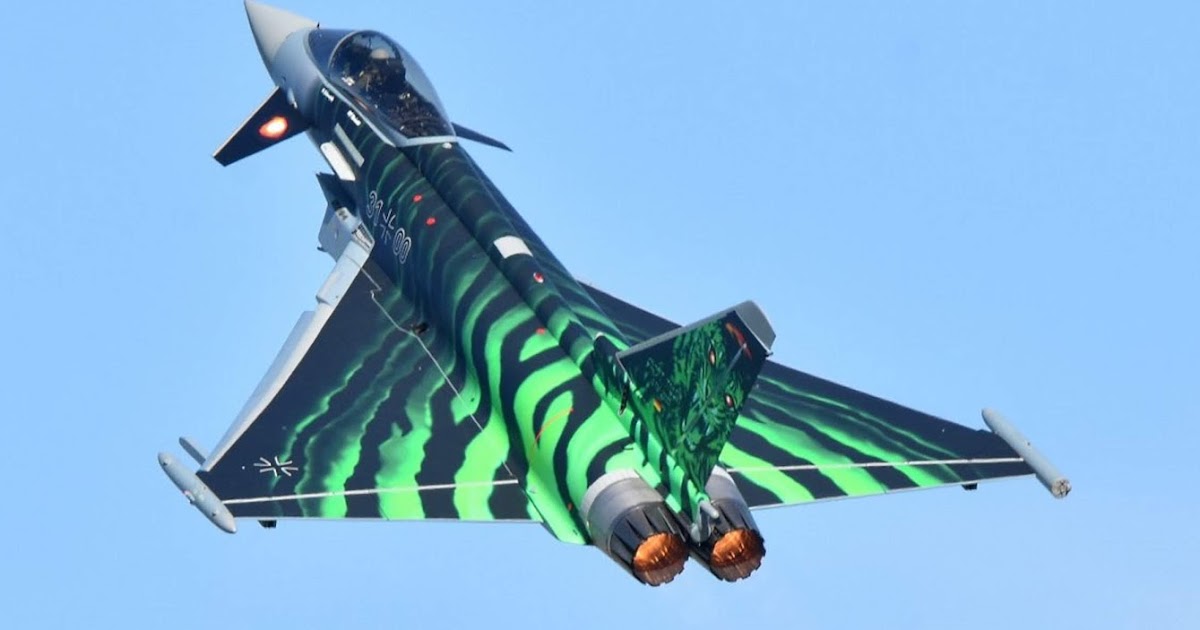 ΓΕΡΜΑΝΙΚΟΣ ''ΤΥΦΩΝΑΣ''!!Eurofighter Typhoon 'GHOST TIGER' German Air ...
