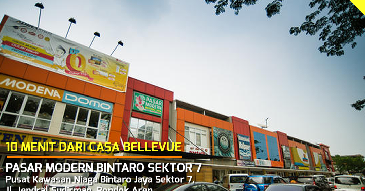 Pasar Modern Bintaro, Hanya 5 Menit dari Casa Bellevue Residence | Casa ...