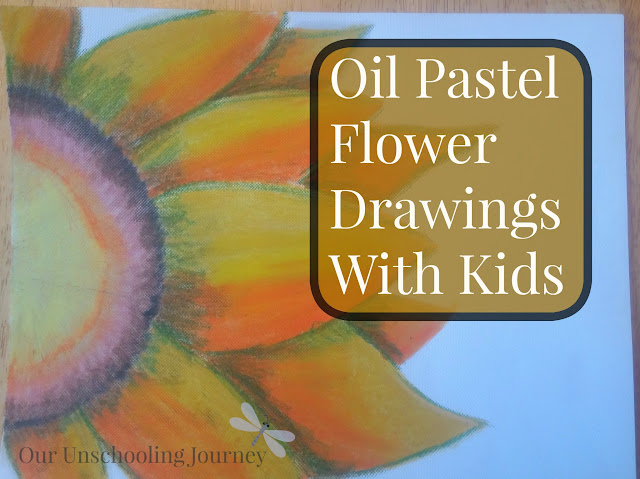 Art Project #8; Oil Pastel Flowers