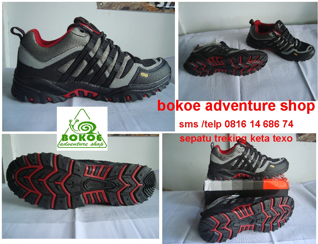 bokoe: sepatu trekking sendal gunung