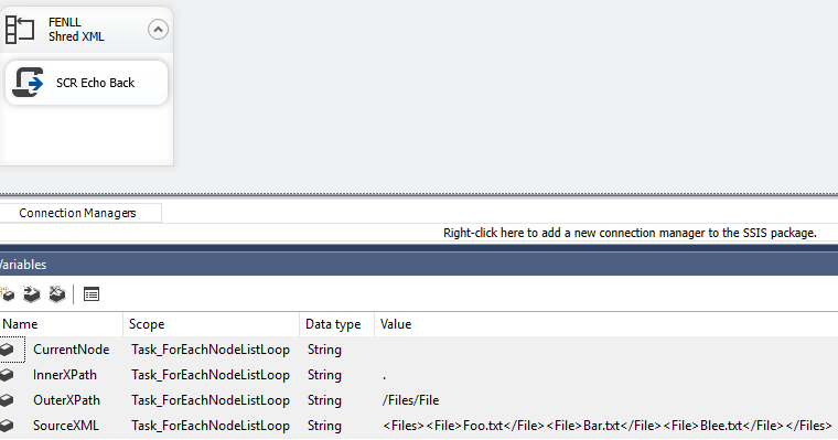World Of Whatever Biml Ssis Foreach Nodelist Container Aka Shred Xml In Ssis