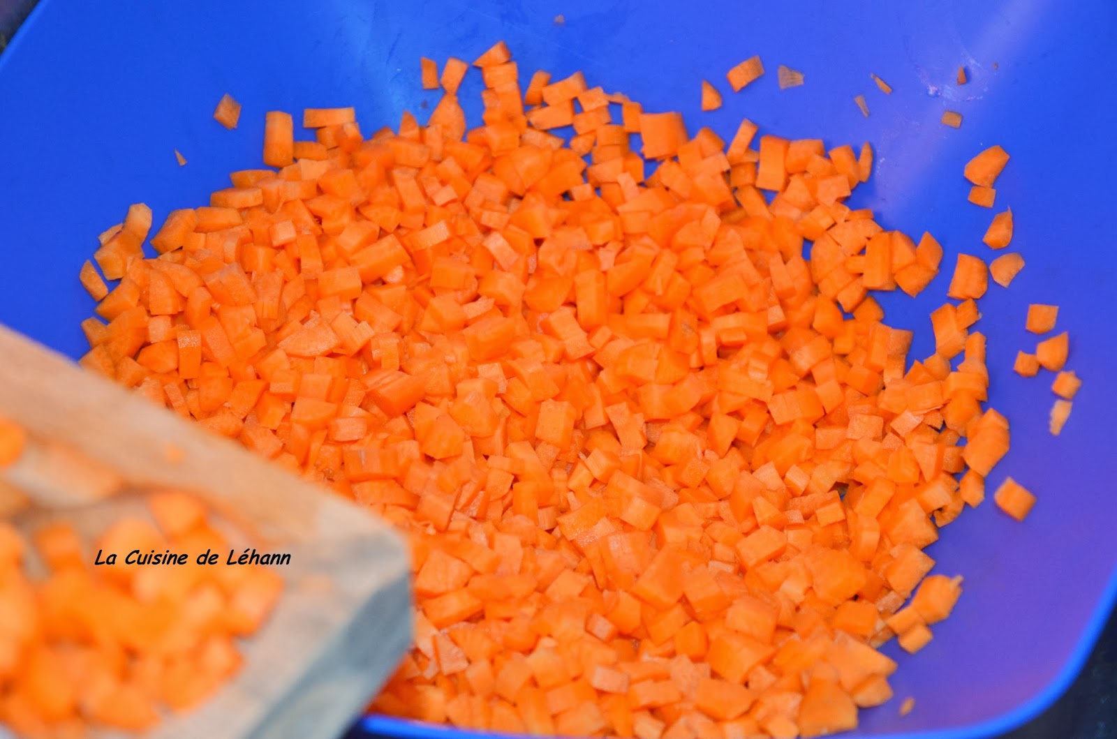 La Cuisine De Léhann: Saumon et sa brunoise de légumes