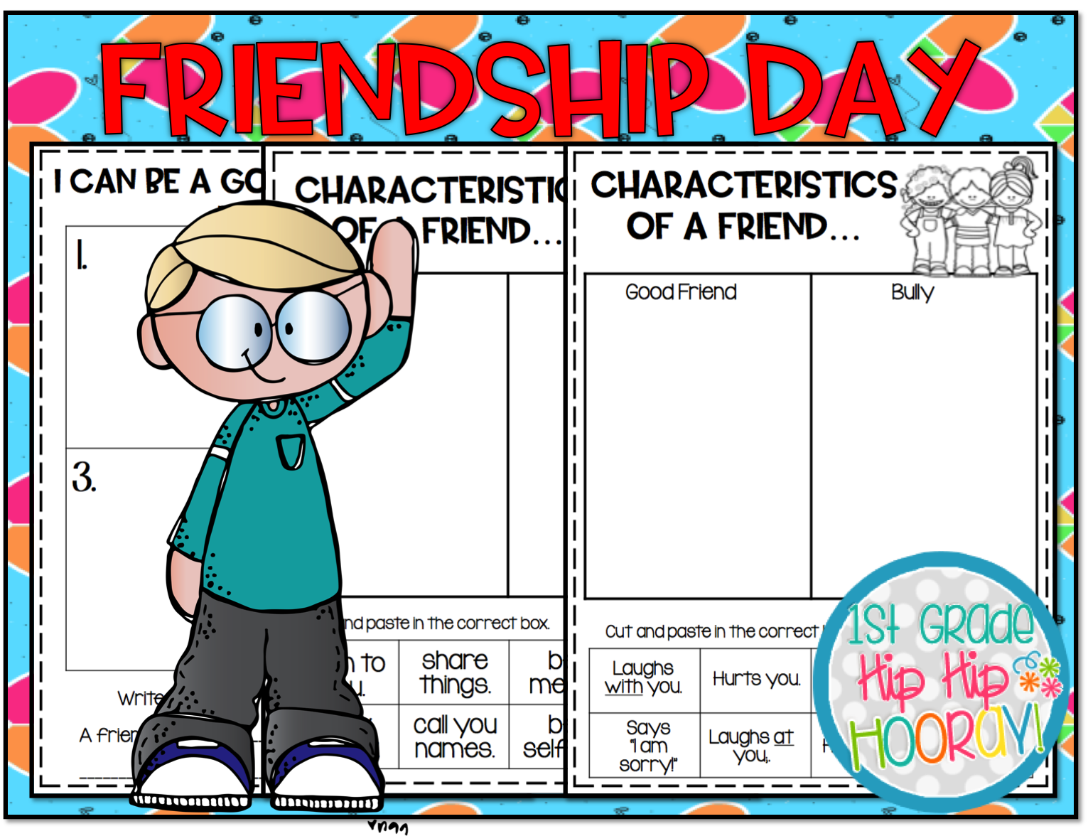 1st Grade Hip Hip Hooray!: Friendship Day...Perfect for End of the Year ...