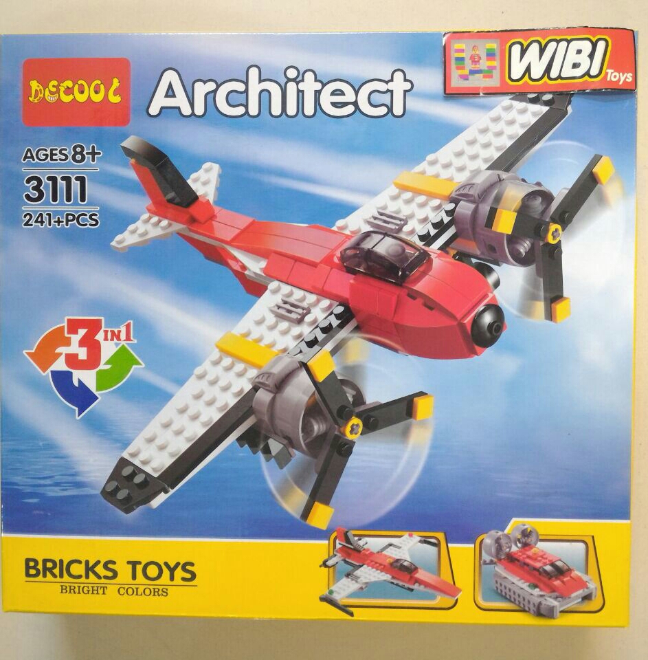 mainan lego, lego kw murah, banyak macam, jakarta : Decool Architect 3in1 3111
