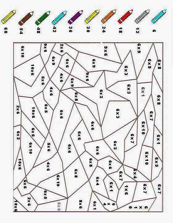 Coloriage Magique Calcul faire les calculs et colorier | Coloriage ...