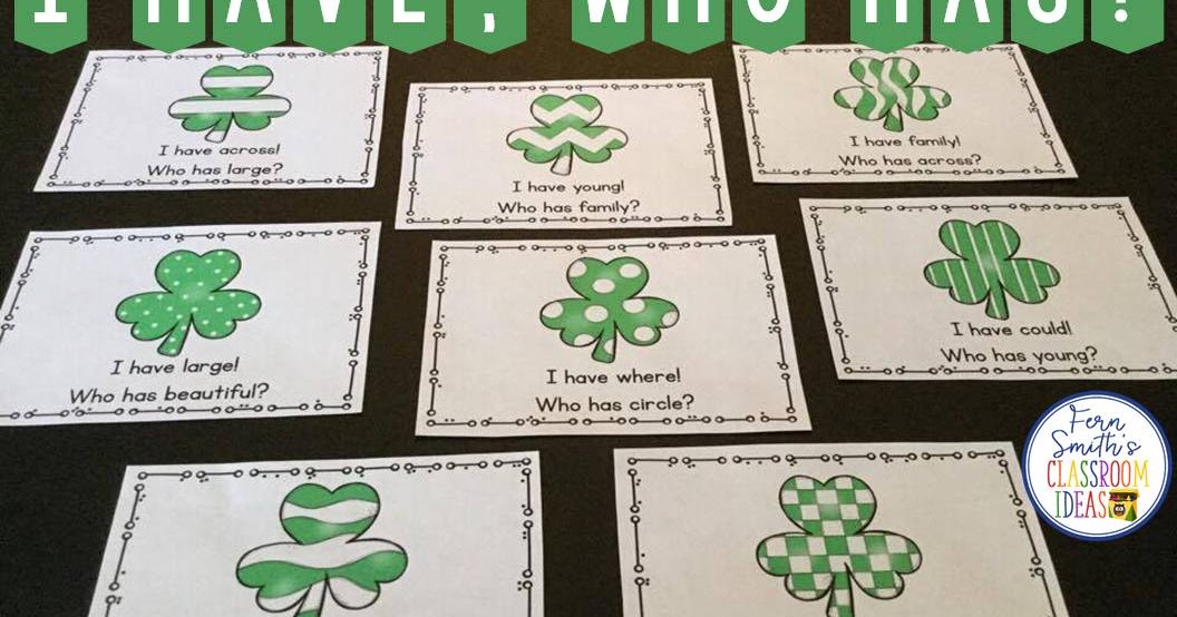 St. Patrick's Day Sight Words and Some Compound Word Fun Too! - Fern ...