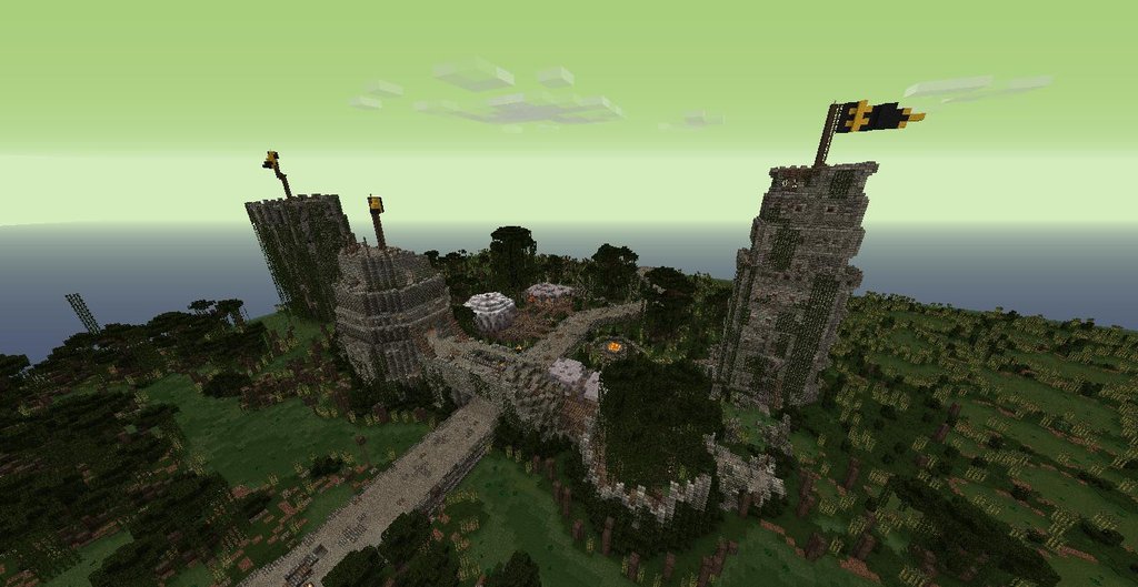 Fire Castle Minecraft