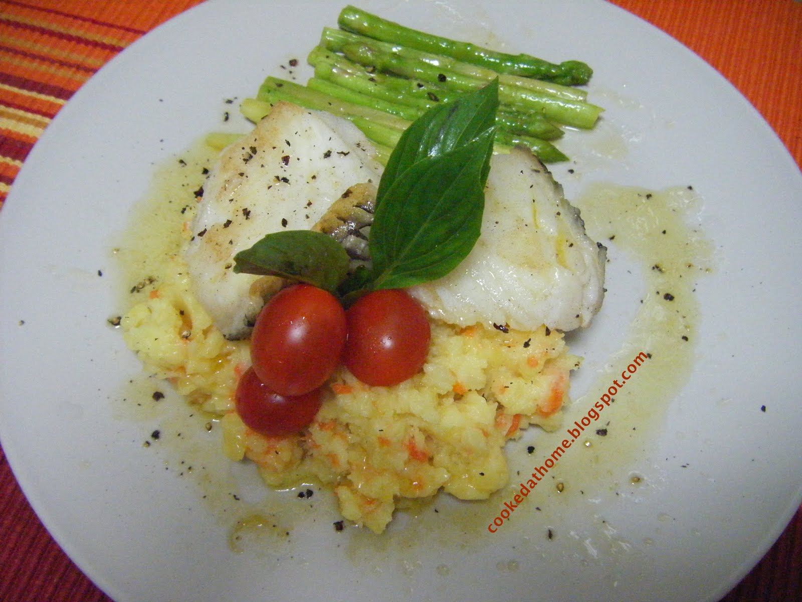 Cooking @ Home: Pan Fried Cod with Lemon Butter Sauce