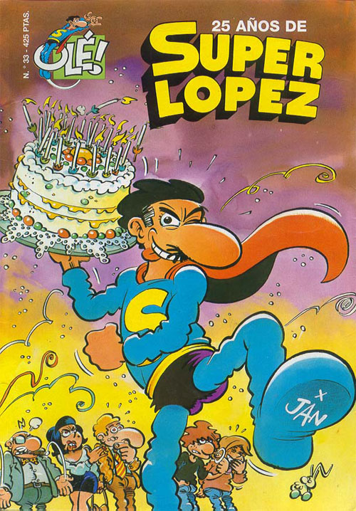 Lectura cronológica de Superlópez: 49 25 Años de Superlópez