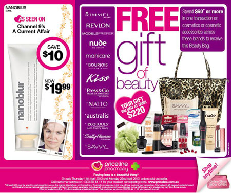 Beauty Cat Castle: Priceline Beauty Bag 2013 Haul