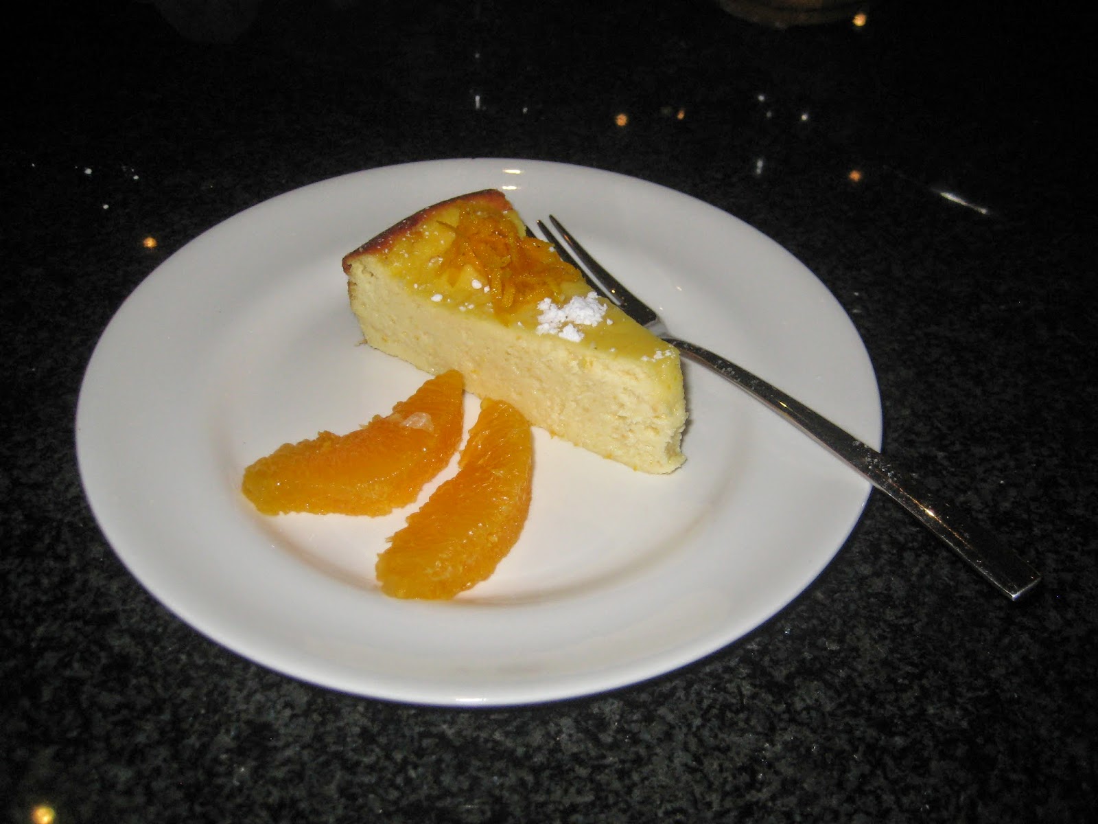 Laura's Gourmandises: Orange blossom-flavored ricotta cheesecake