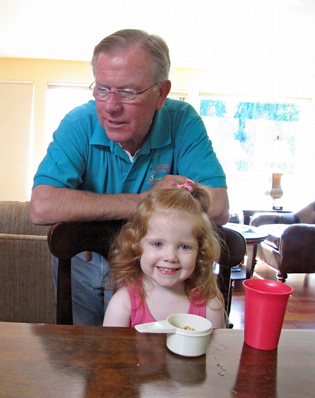 The Ideker Twins.: Grandma Terry and Grandpa Randy's House.