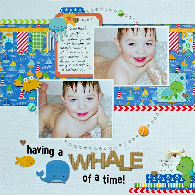 The ScrapRoom Blog: Doodlebug "Anchors Aweigh" Page Kit & Layouts Reveal