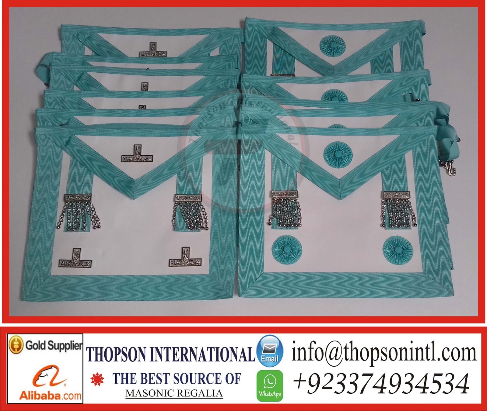Thopson International : Masonic Craft Lodge Master Mason Apron