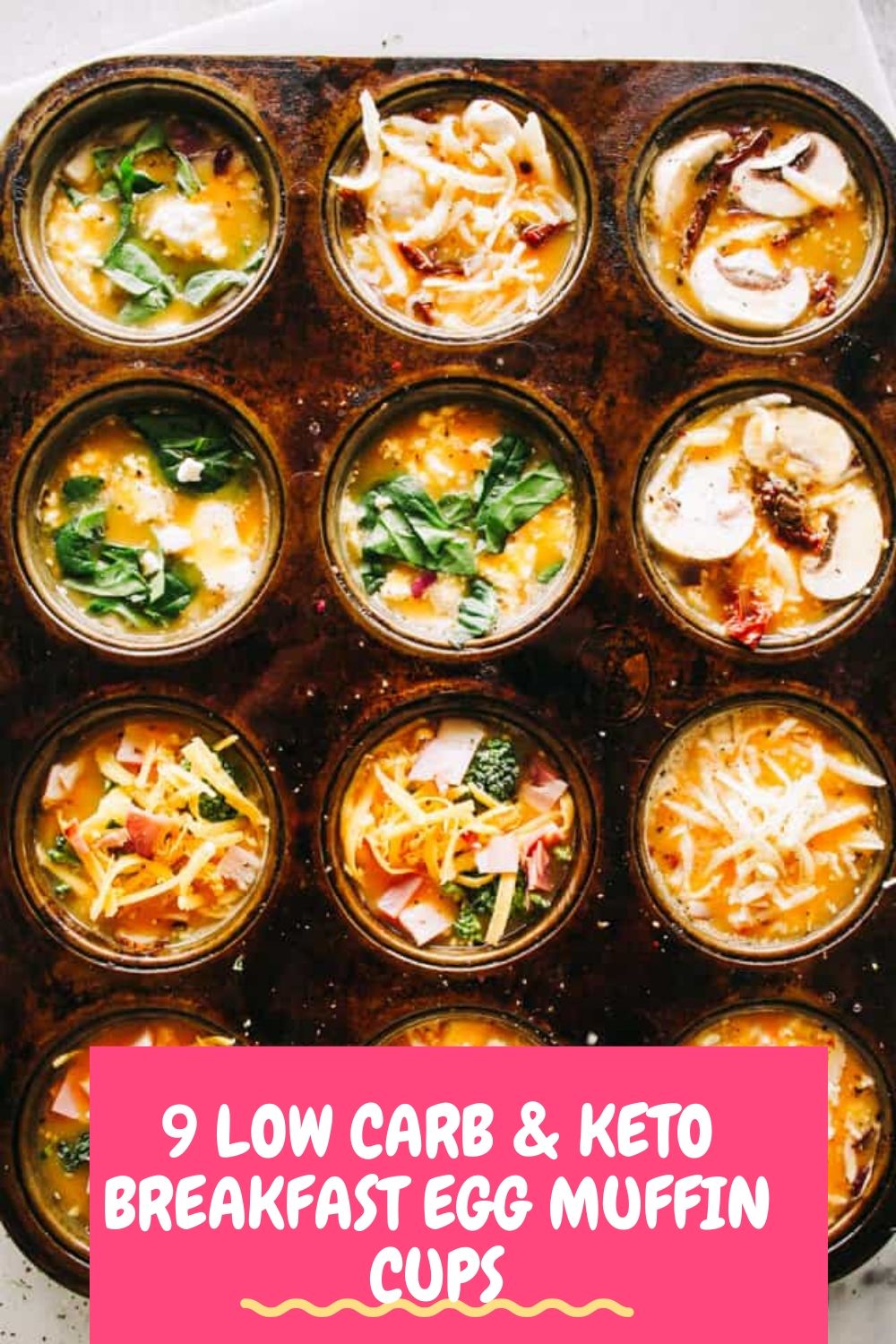 9 Low Carb & Keto Breakfast Egg Muffin Cups