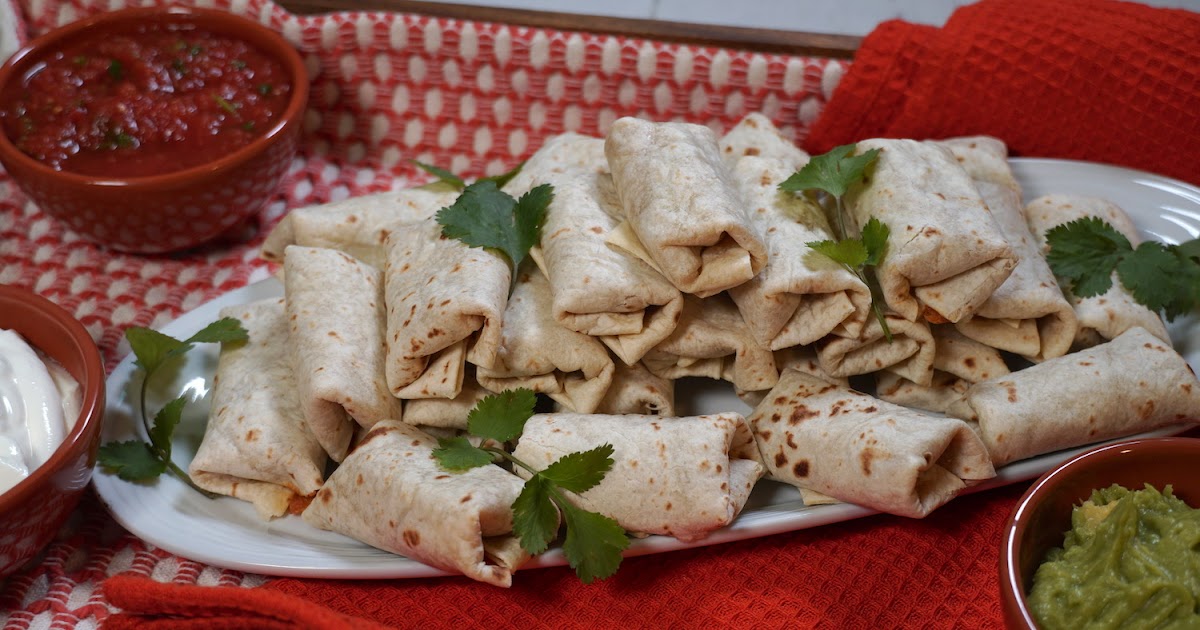 Mini Burritos de Frijol y Queso - Mi Cocina Rápida