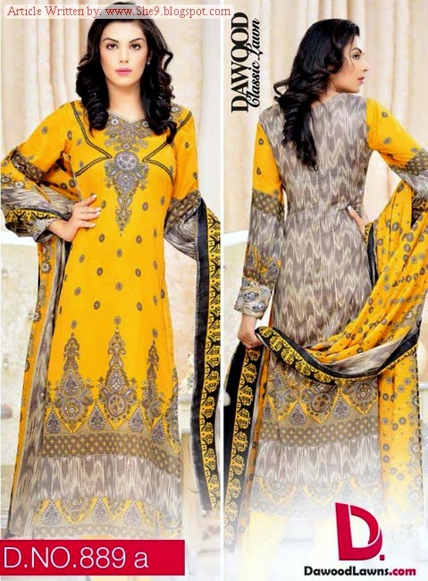 Dawood Classic Lawn Collection 2014 Volume 4 ~ She9 | Change the Life Style