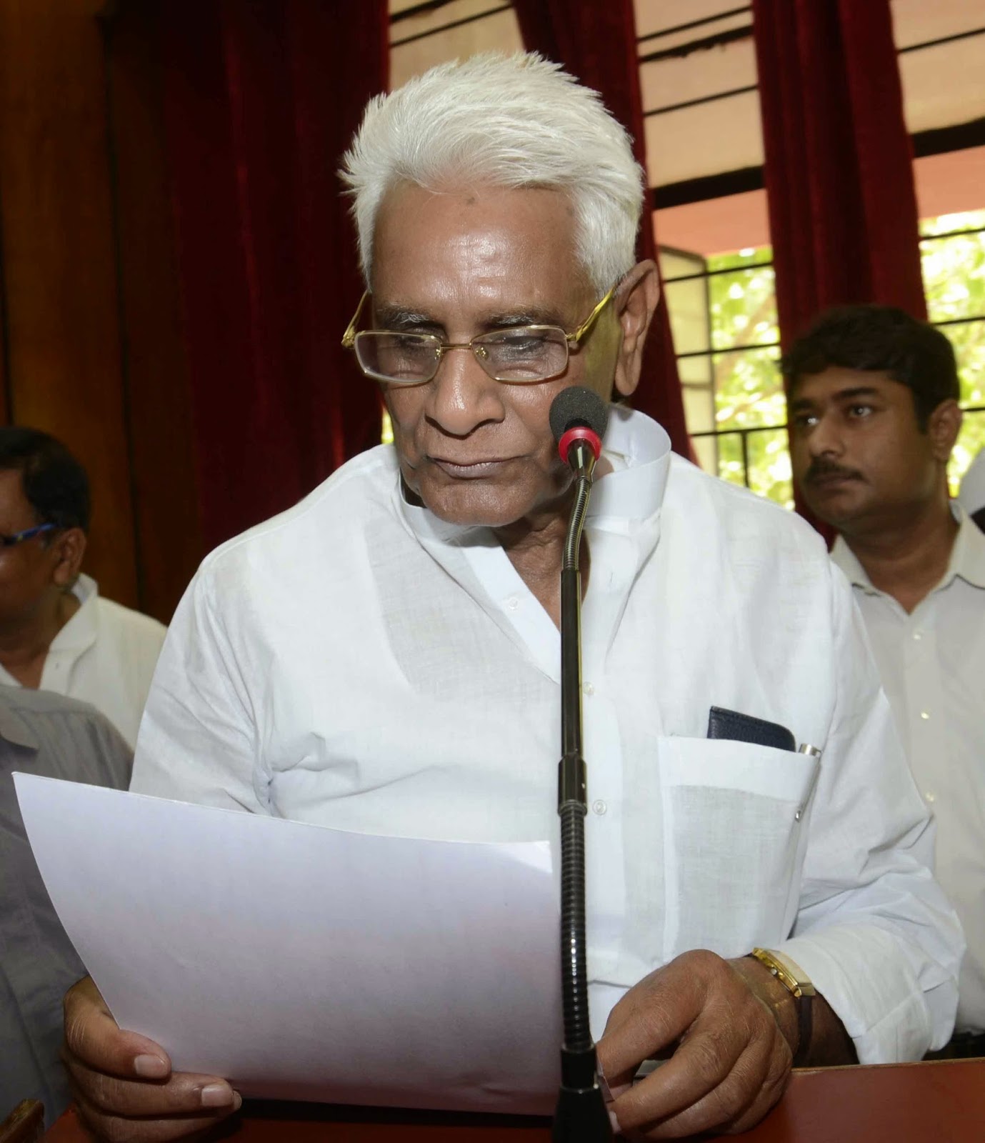 View Patna: Newly elected MLC Kedar Nath Pandey takes oath