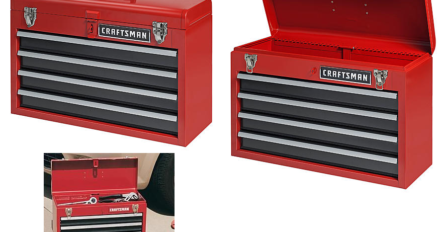Craftsman 4 Drawer Portable Tool Chest $39.99 (Reg $69.99) + Free Store ...