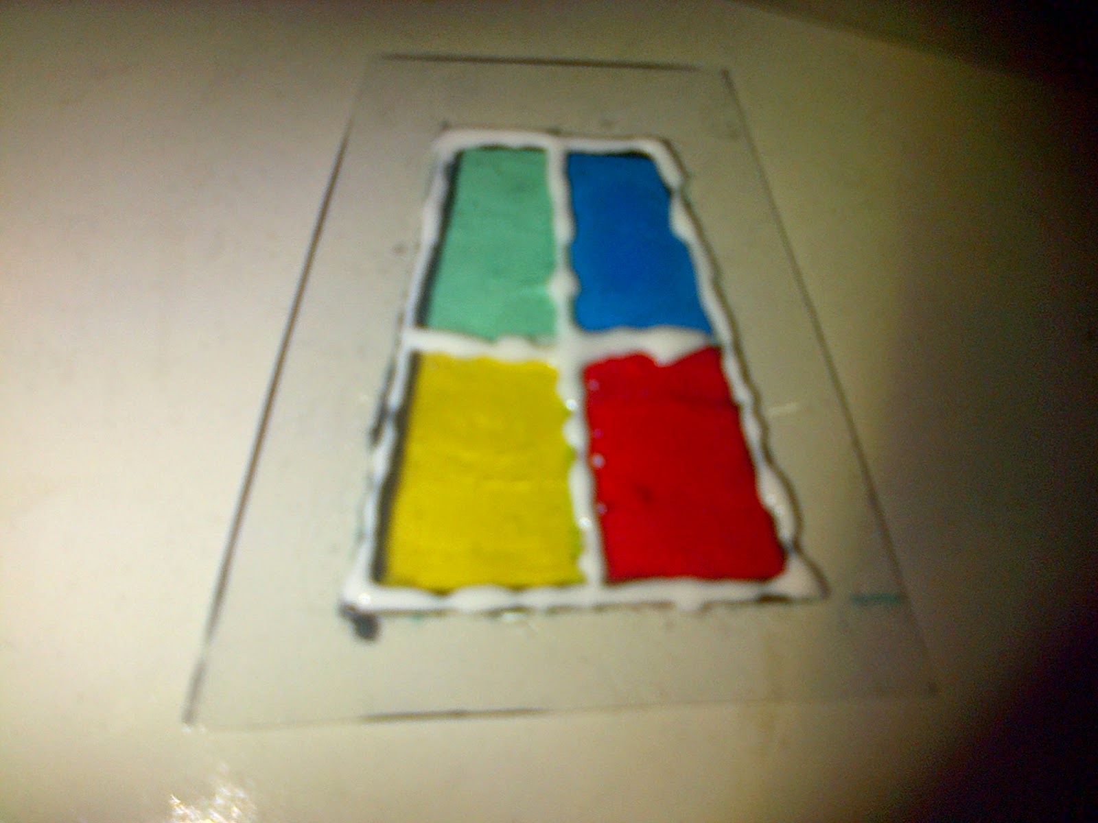 French Model Railway: Fitting HO scale stained glass windows