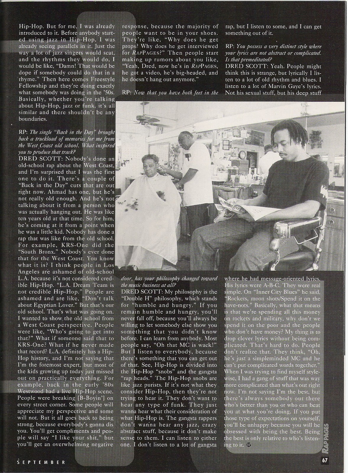 HipHop-TheGoldenEra: Dred Scott in Rap Pages Magazine - 1994