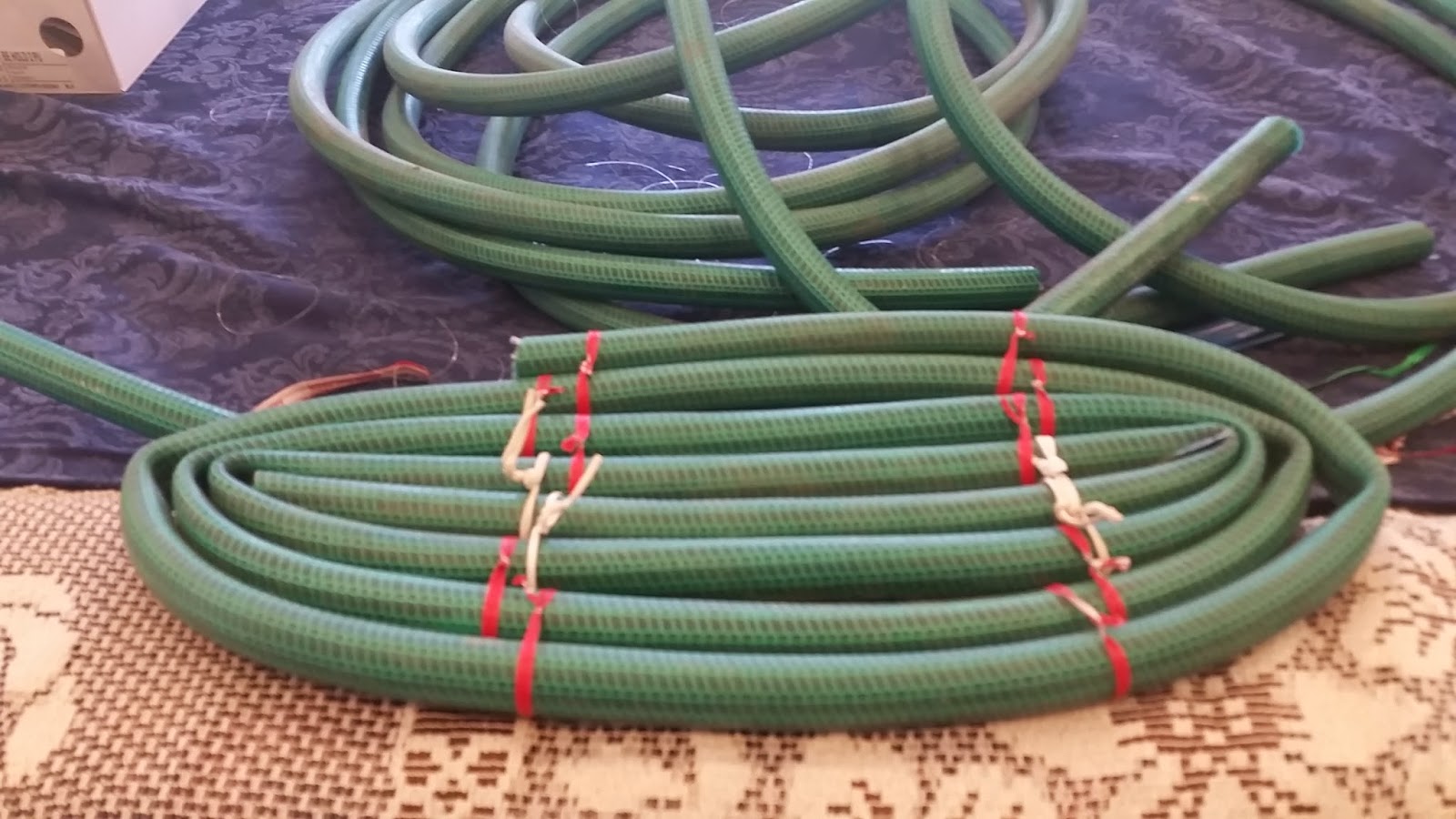 Frugal Garden Girl: Garden Hose Door Mat