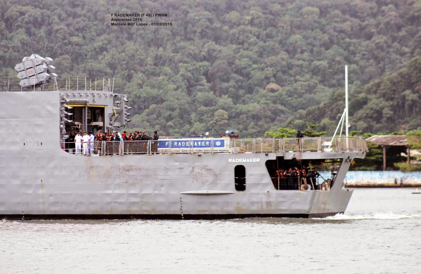 Santos Shiplovers: F. Rademaker (F 49) - Aspirantex 2015, Santos (Imagens)